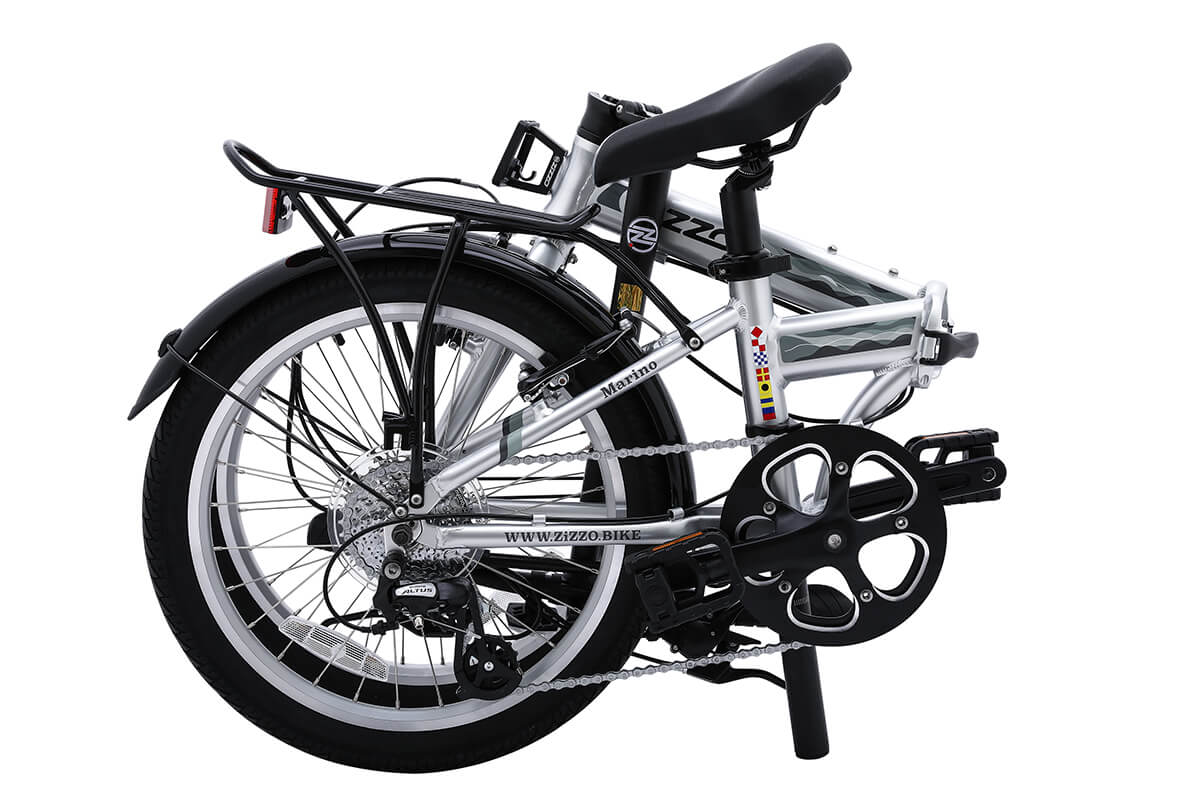 Marino D8 Folding Bike - Compact and Stylish Travel Solution – ZiZZO ...