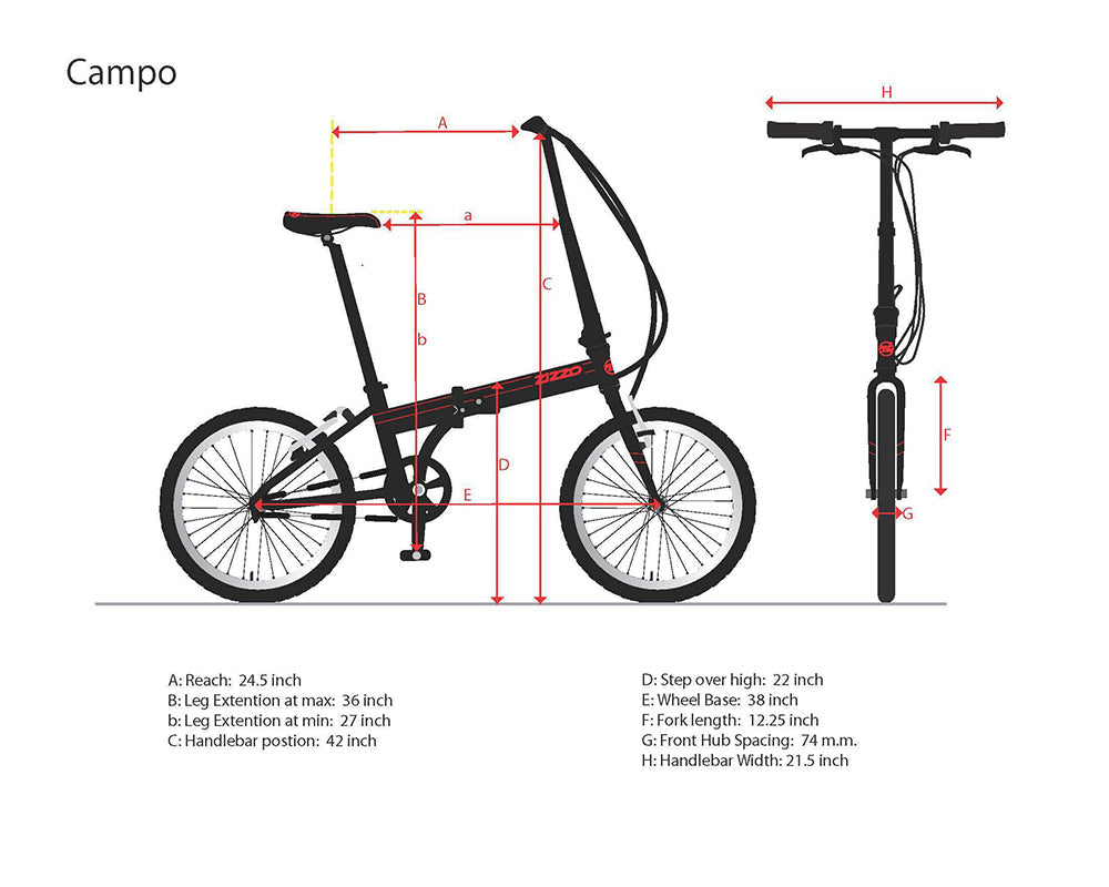 ZiZZO Campo Folding Bicycle | zizzo folding bike – ZiZZO Folding bike