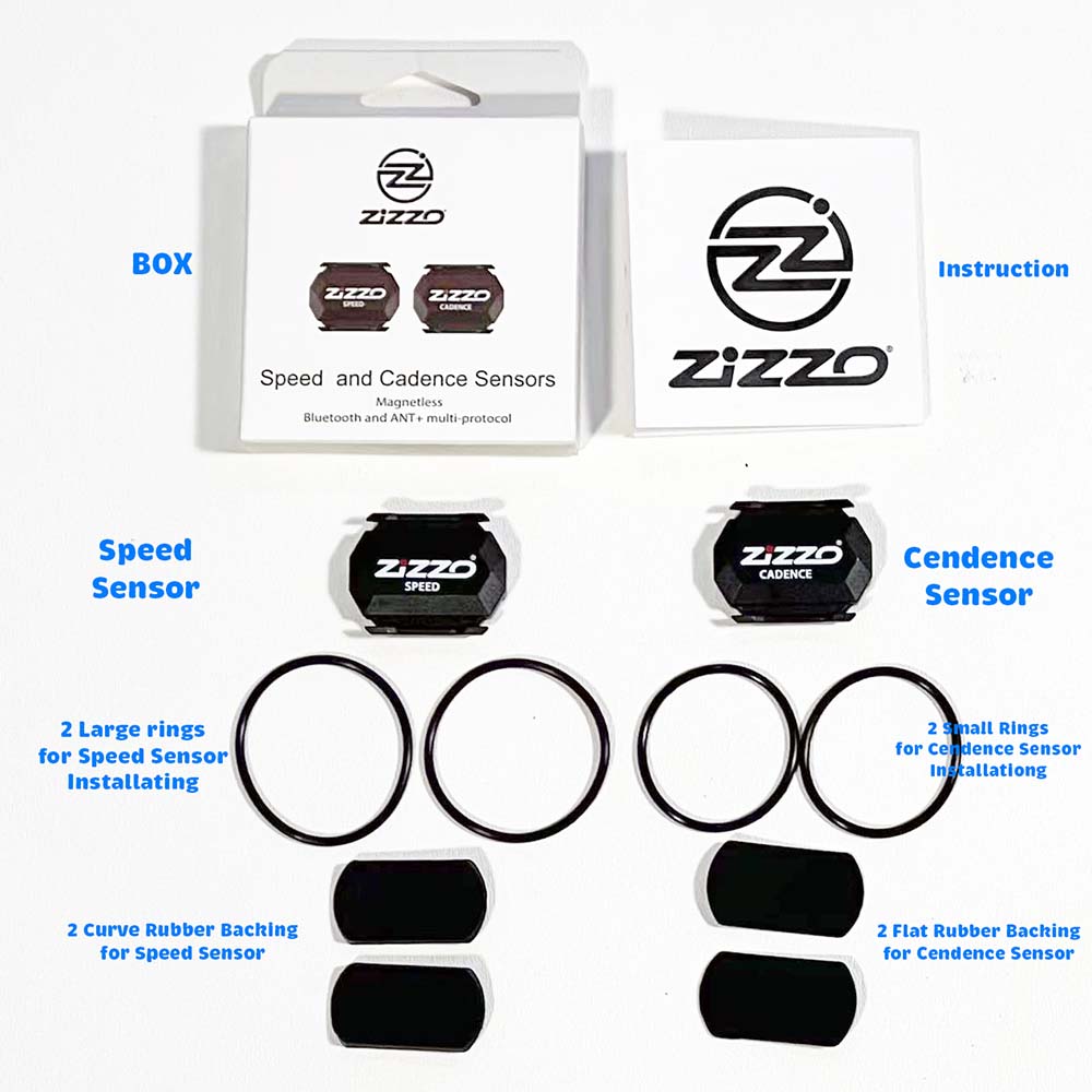 ZiZZO Speed and Cadence Sensors set – ZiZZO Folding bike